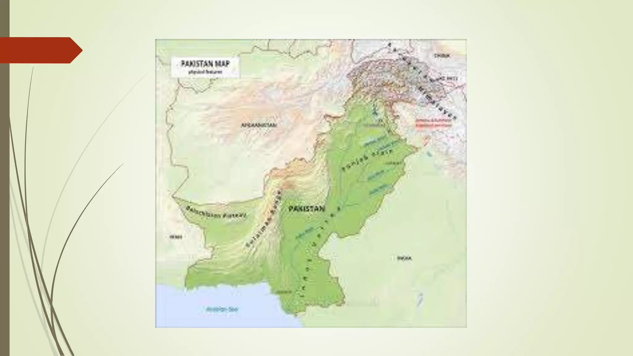 Physical features of pakistan | PPTX