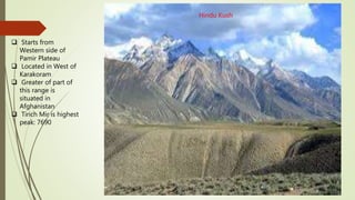 Physical features of pakistan | PPTX