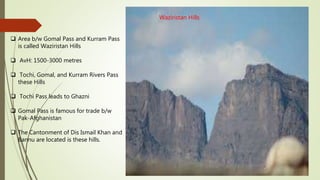 Physical features of pakistan | PPTX