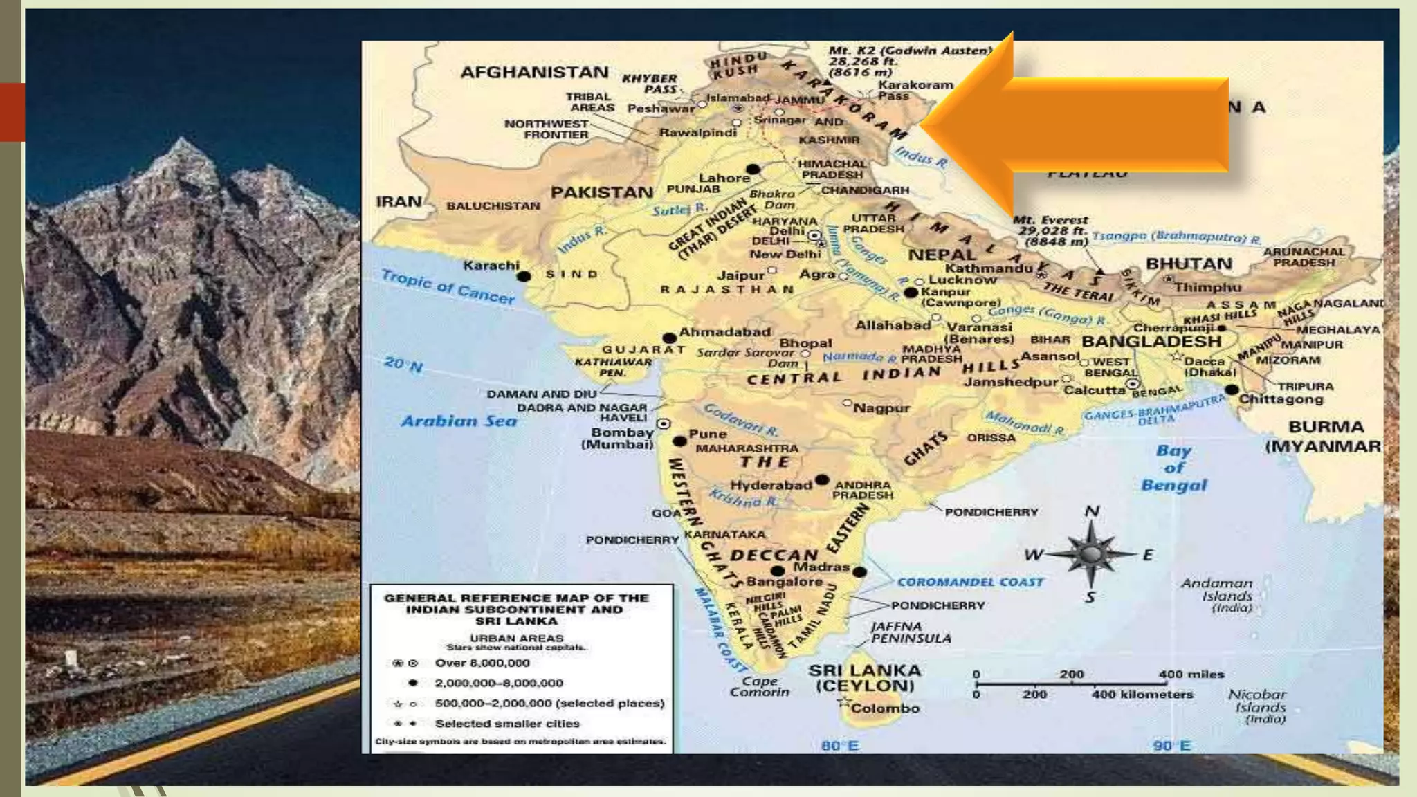 Physical features of pakistan | PPTX