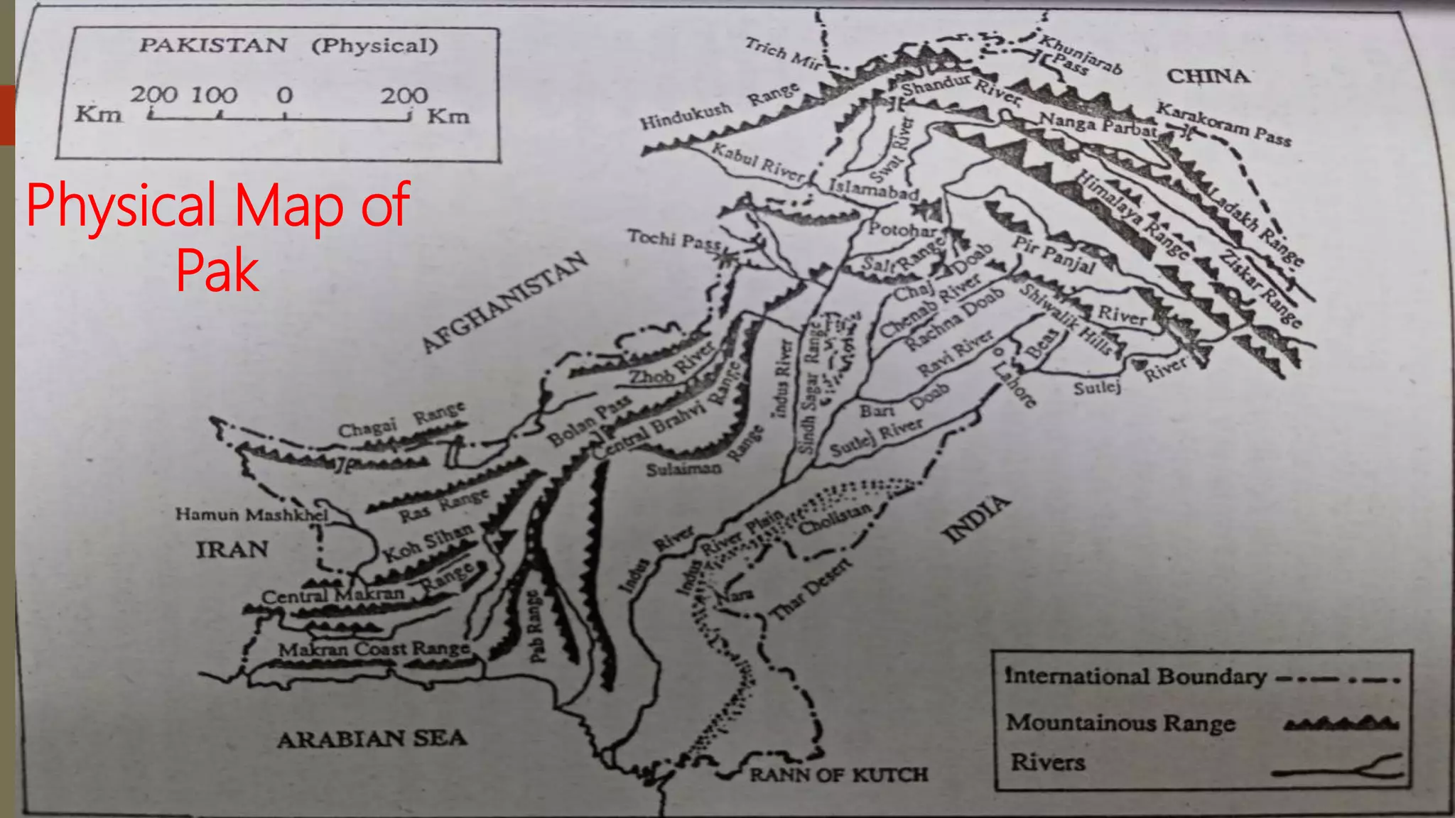 Physical features of pakistan | PPTX