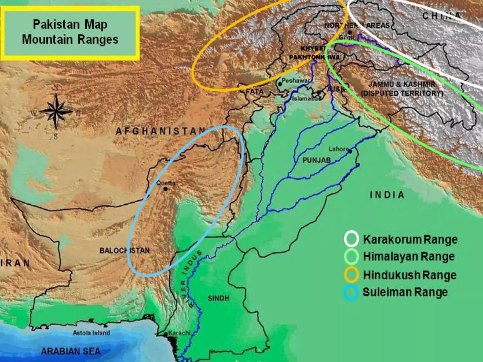 Physical Features of Pakistan | PPTX