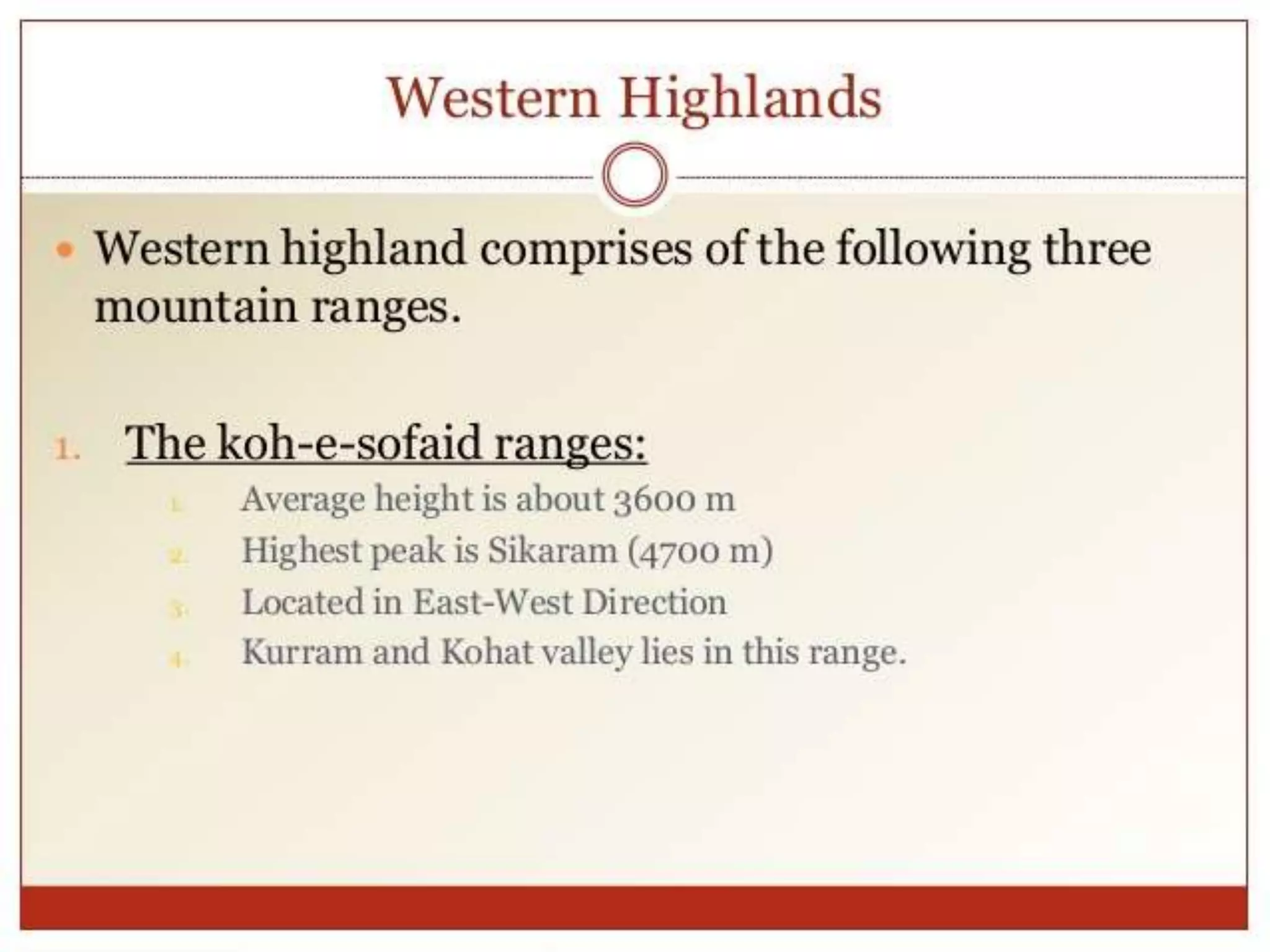 Physical Features of Pakistan | PPTX