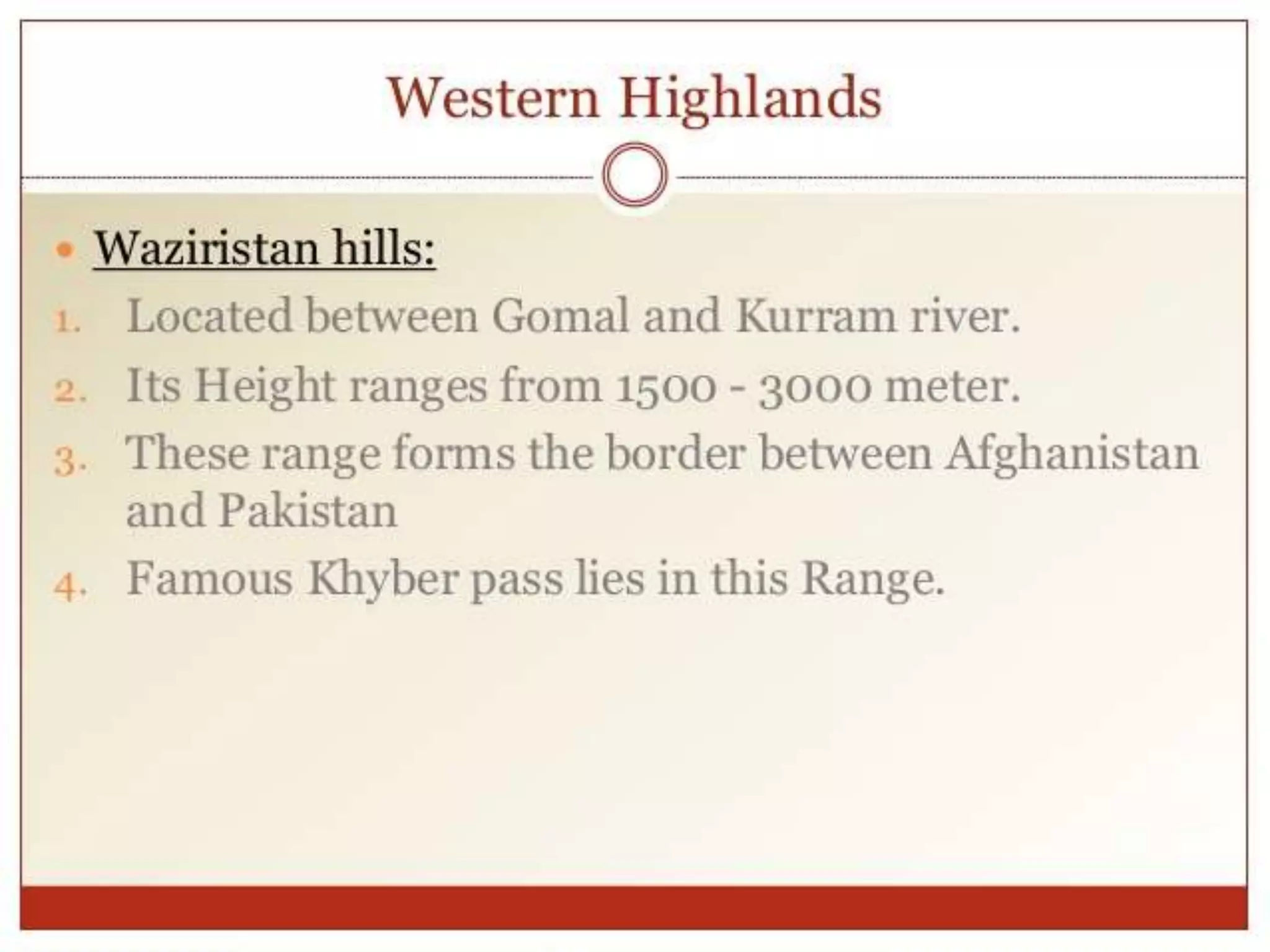 Physical Features of Pakistan | PPTX
