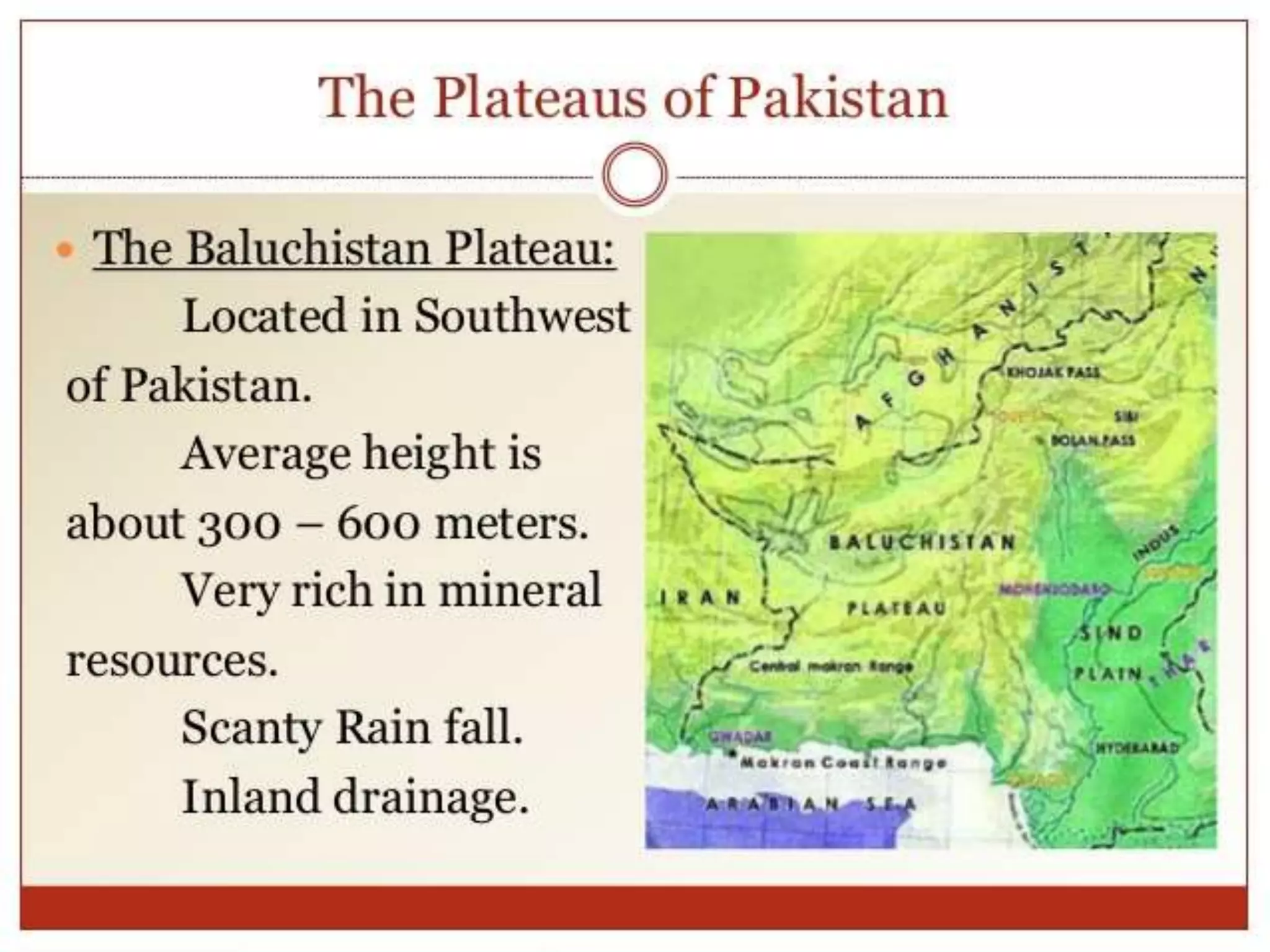 Physical Features of Pakistan | PPTX