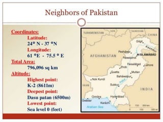 Physical Features of Pakistan | PPT