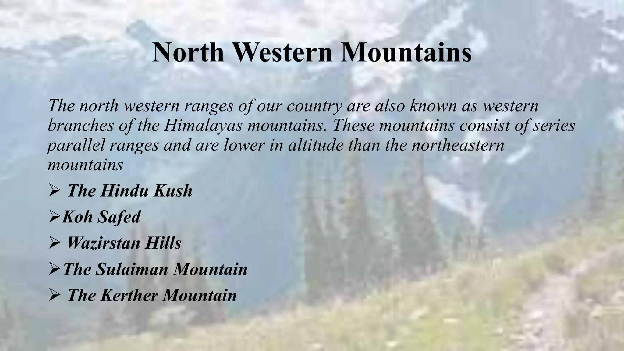 Physical features of pakistan | PPTX