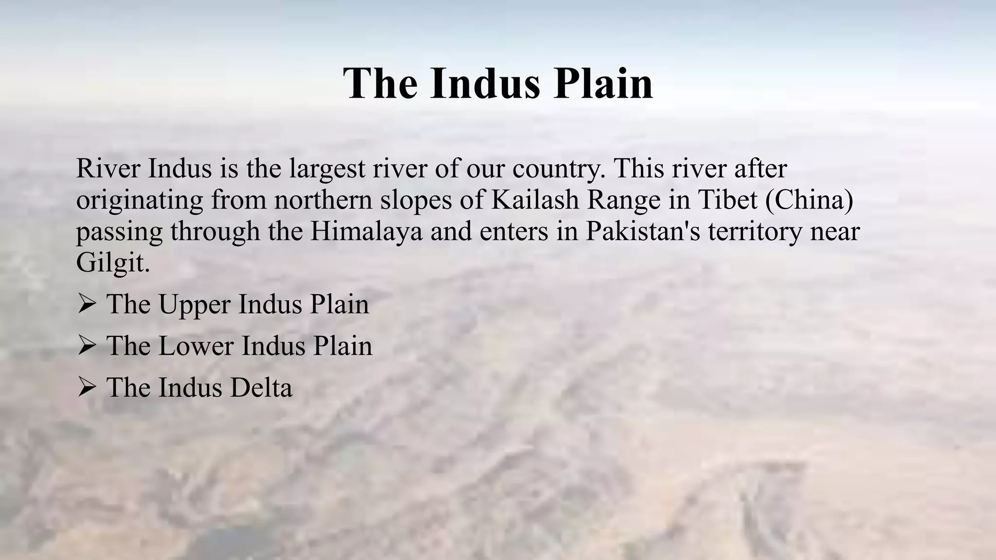 Physical features of pakistan | PPTX