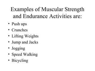 Physical fiteness (physical education) | PPT