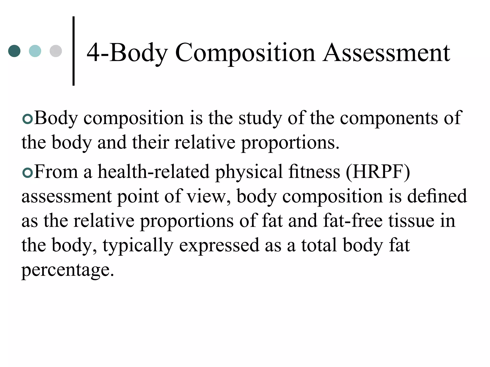 Physical Fitness Assessment | PPT