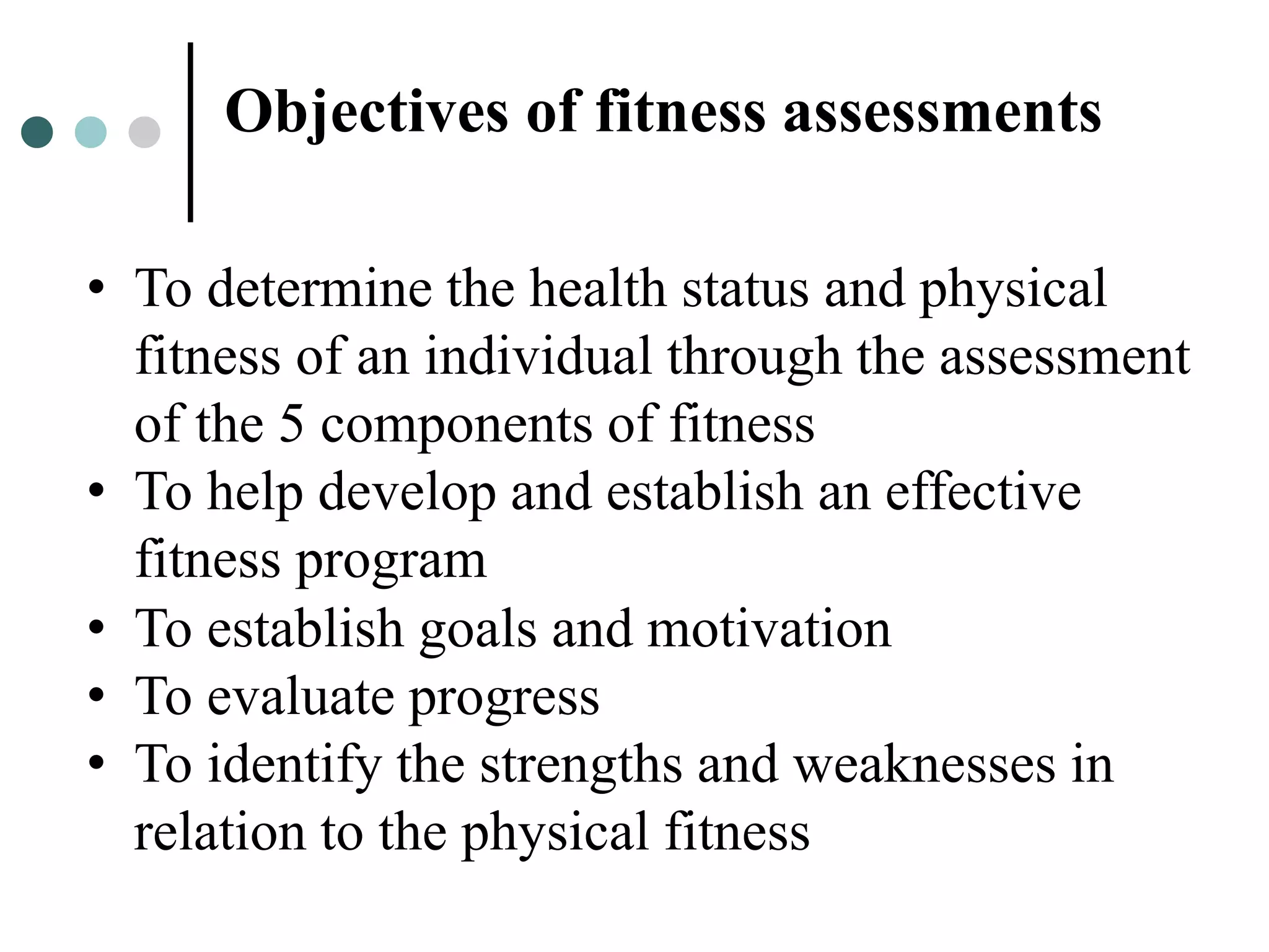 Physical Fitness Assessment | PPT