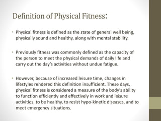 Physical fitness ambli | PPT