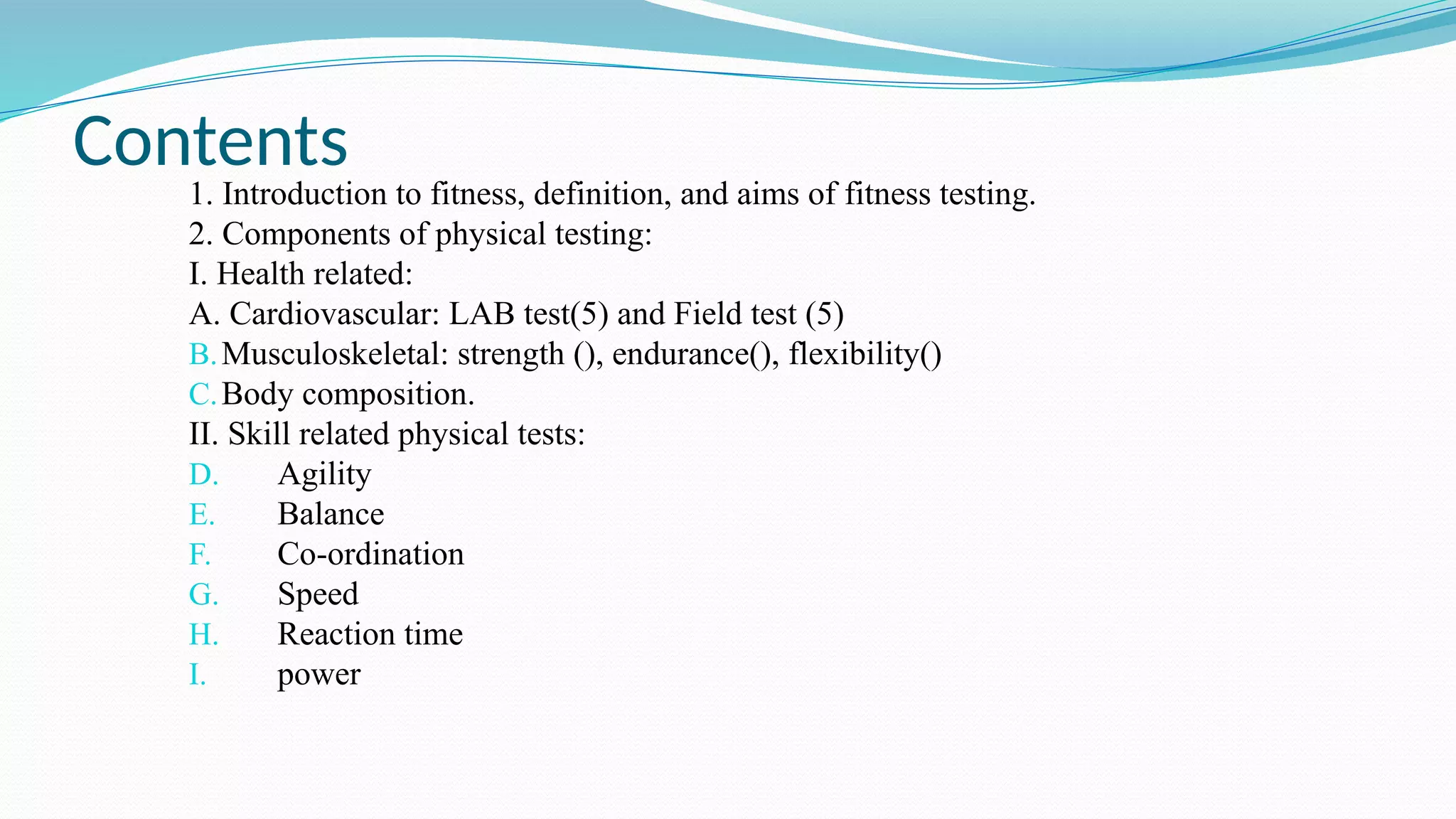 Physical fitness assessment | PDF