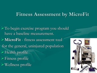 Physical fitness assessment | PPT