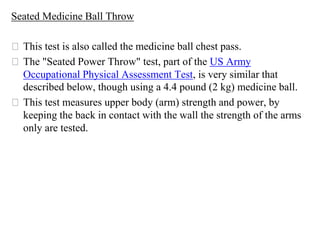Physical Fitness Assessment | PPTX