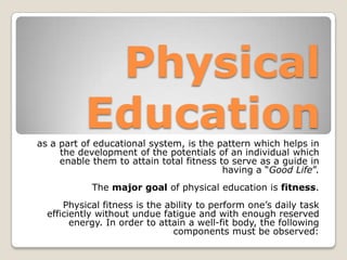 Physical fitness components | PPTX