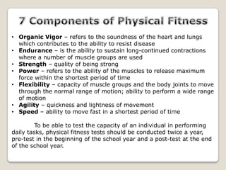 Physical fitness components | PPTX