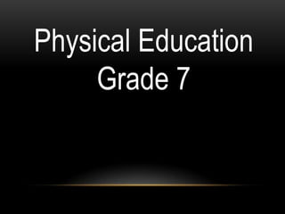 Physical fitness components Grade 7 Physical Education Quarter 1 | PPTX