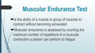 physical fitness components and notes ppt | PPTX | Fitness and Exercise ...