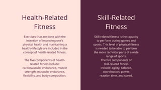 Physical Fitness Health-Related Fitness.pptx | Fitness and Exercise ...