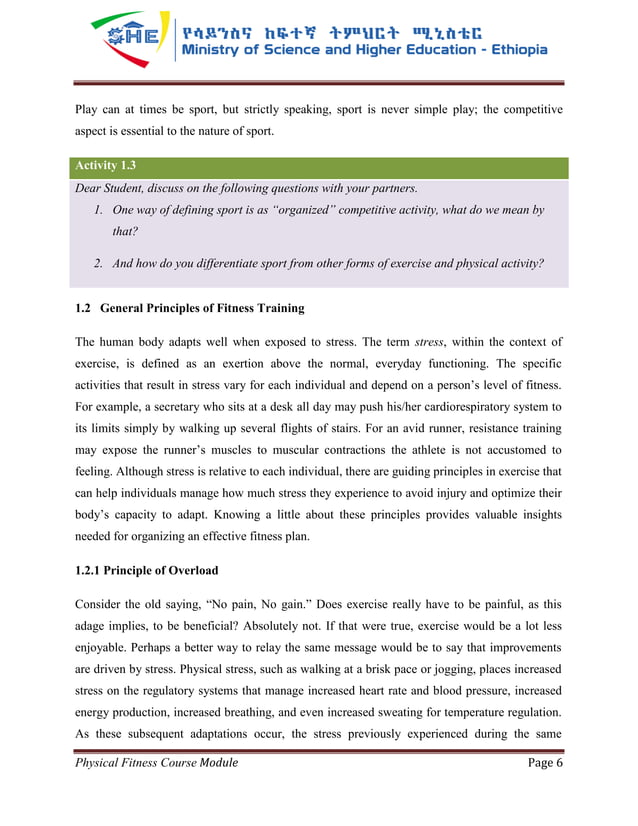 Physical Fitness Module final - FINAL.pdf | Heart and Cardiovascular ...