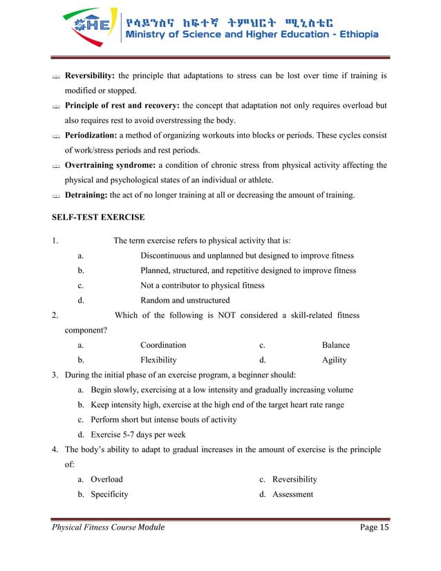 Physical Fitness Module final - FINAL.pdf | Heart and Cardiovascular ...