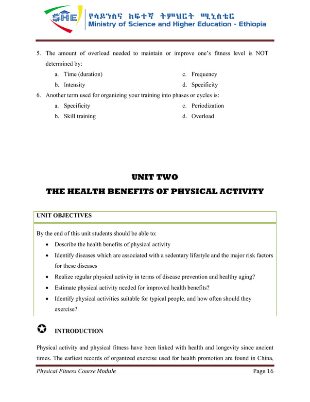 Physical Fitness Module Final Final Pdf Heart And Cardiovascular
