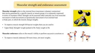 Assessment of physical fitness pptx | PPTX | Heart and Cardiovascular ...