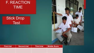 Physical fitness test | PPTX