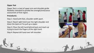 Physical Fitness Test.pptx | Physical Therapy | Wellness