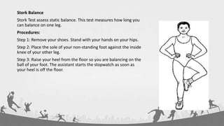 Physical Fitness Test.pptx | Physical Therapy | Wellness