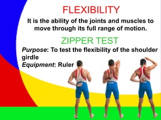 PHYSICAL FITNESS TEST.pptx | Bodybuilding | Sports
