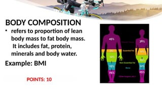 PHYSICAL FITNESS and its components (skills) | PPTX