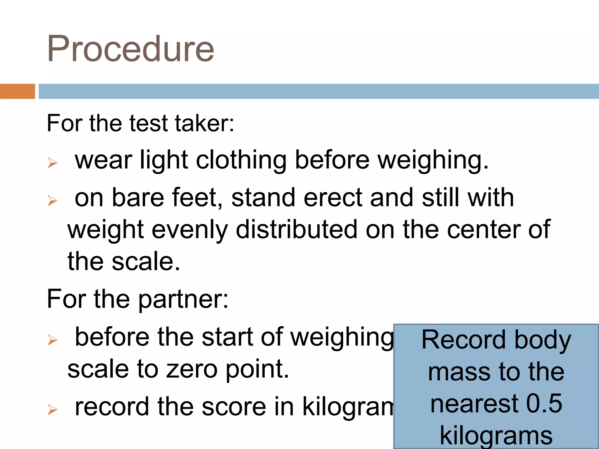 Physical fitness test2 | PPTX