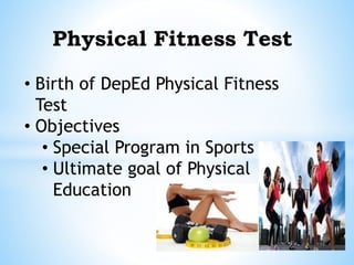 Physical Fitness Test Lecture | PPTX