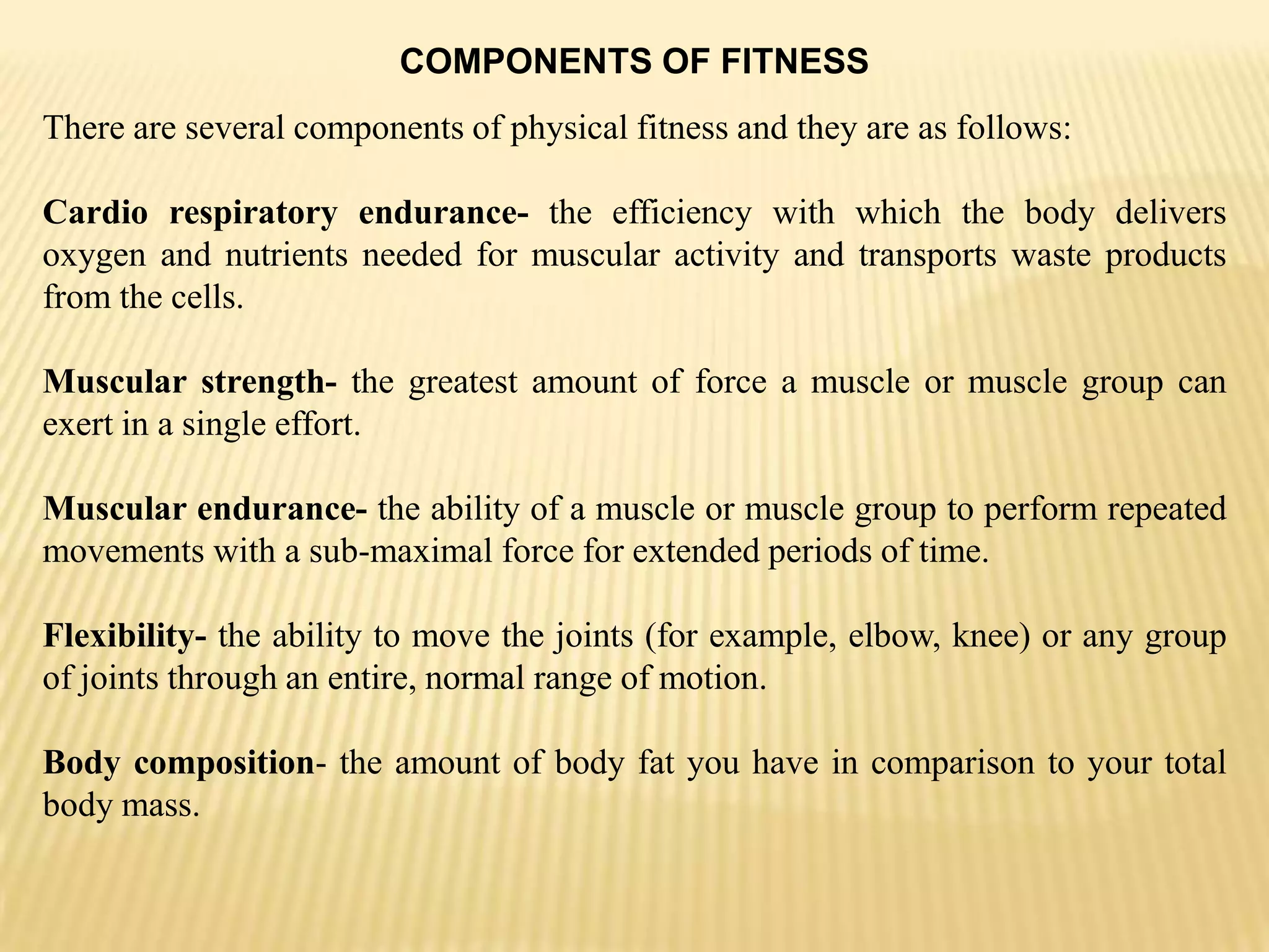 Physical fitness training tips & | PPT
