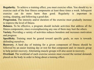 Physical fitness training tips & | PPT