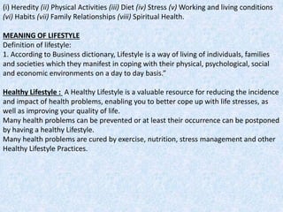 Physical fitness, wellness and lifestyle physical education Class XI ...