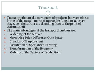 Physical functions of marketing | PPTX