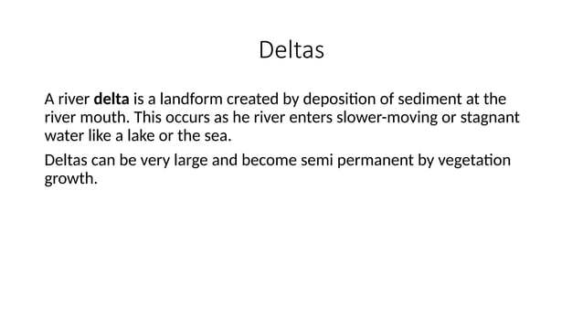Title: Physical Geography-Rivers Power Point | PPT