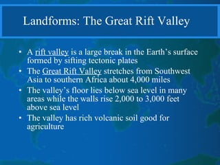 Physical geography of africa i | PPT