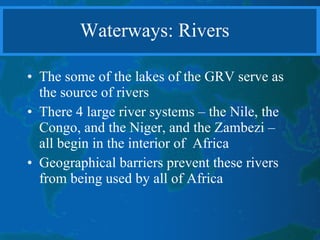 Physical geography of africa i | PPT