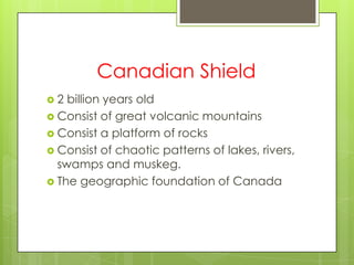 Physical geography of canada | PPTX