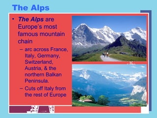 Physical geography of europe | PPT