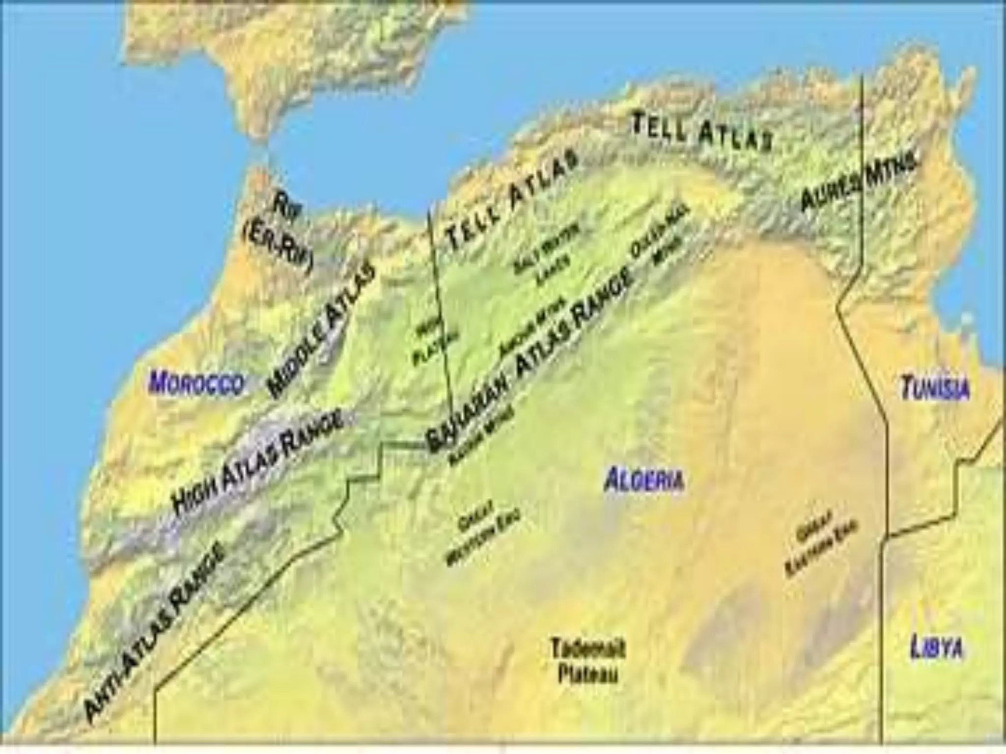 Geography of Africa and the middle east | PPT