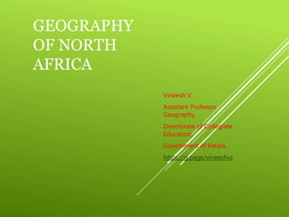 Geography of Africa and the middle east | PPT