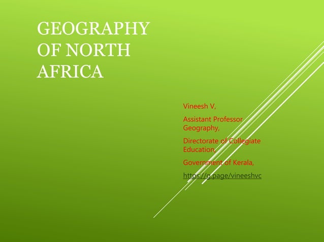 Geography of Africa and the middle east | PPT