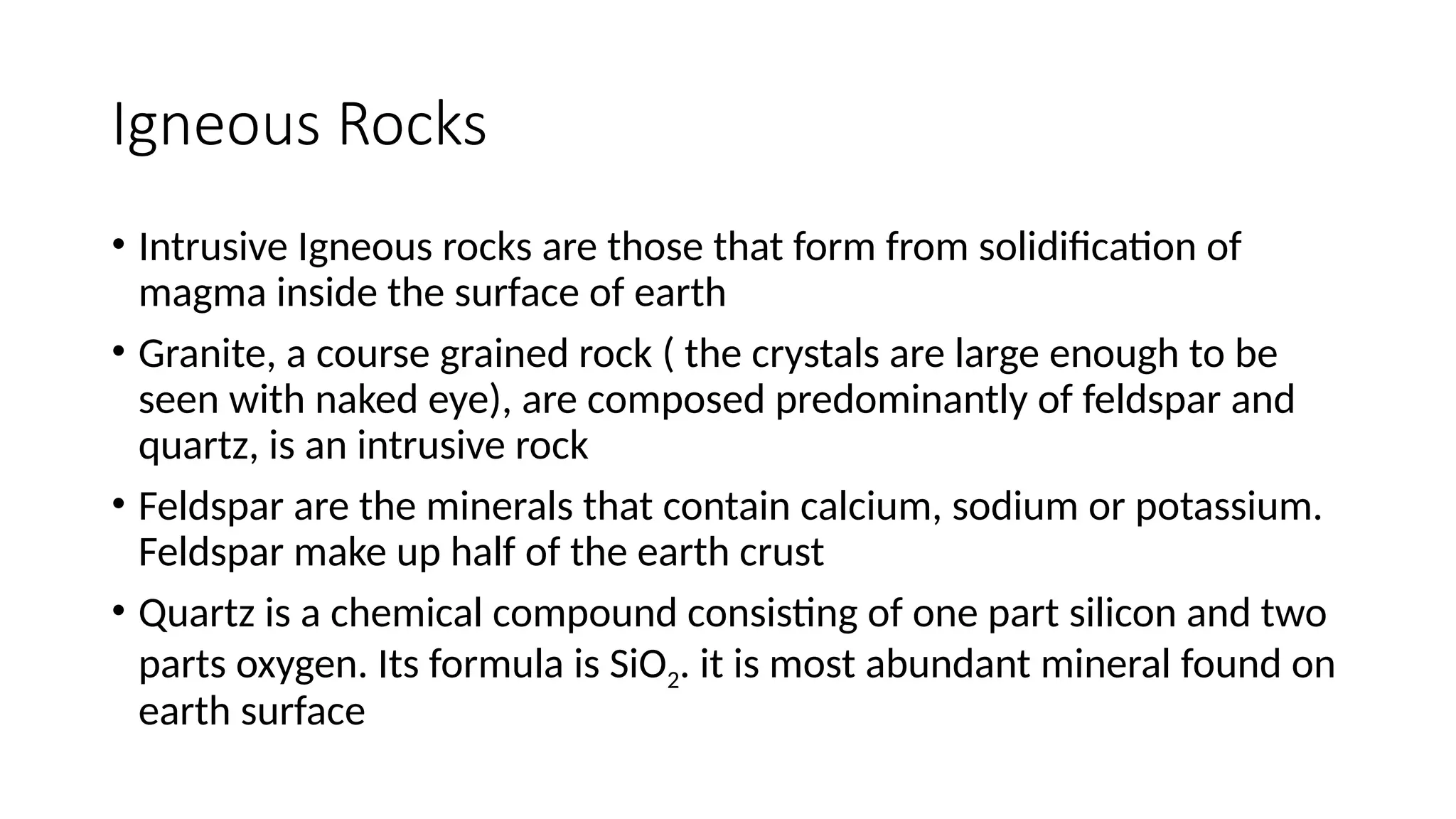 Physical Geology (Igneous rocks and its types).pptx