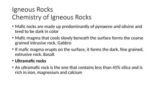 Physical Geology (Igneous rocks and its types).pptx