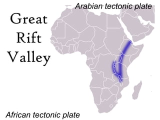 Great Rift Valley On Africa Map